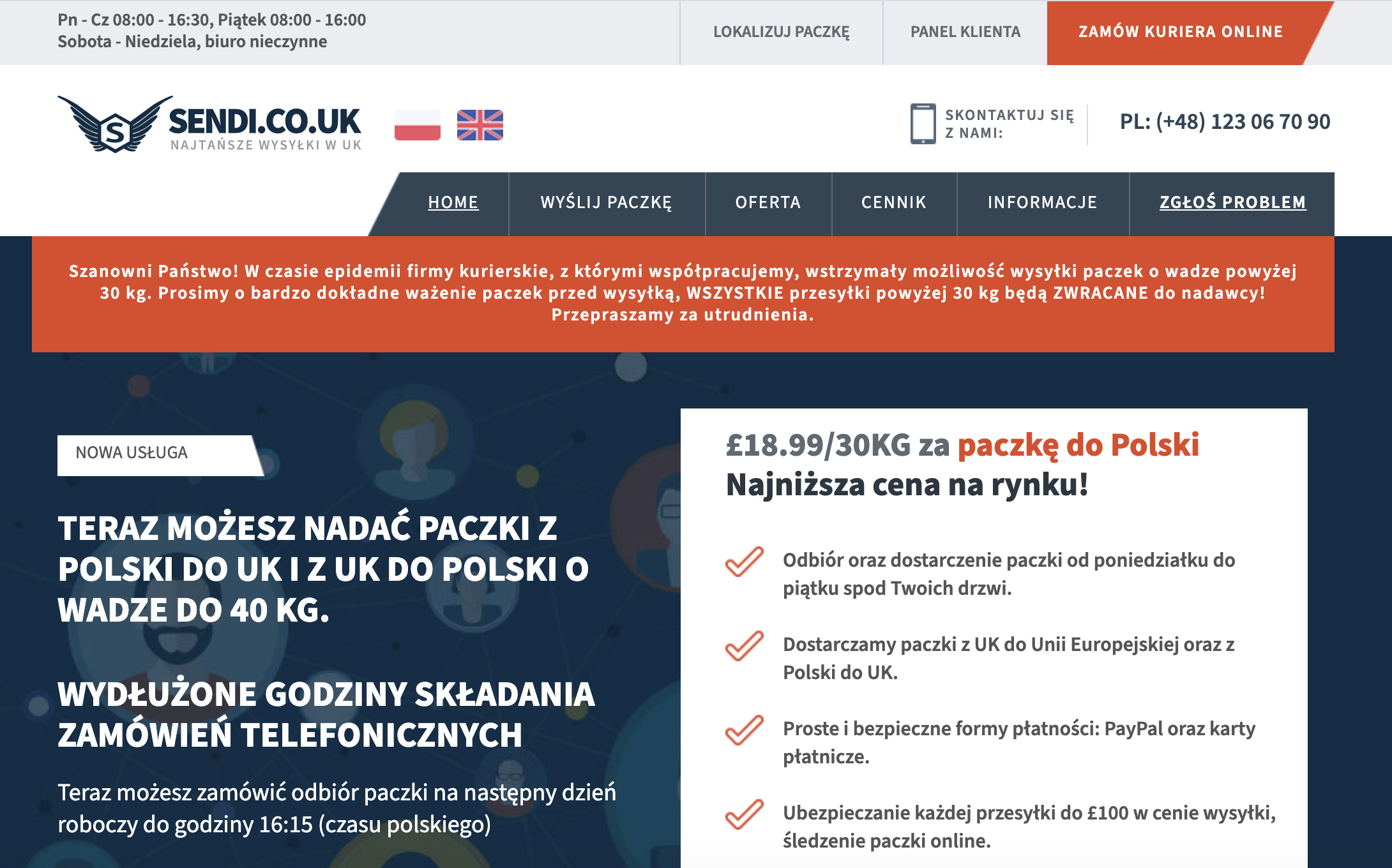 Paczki do Polski: tanie i szybkie paczki z Anglii do Polski