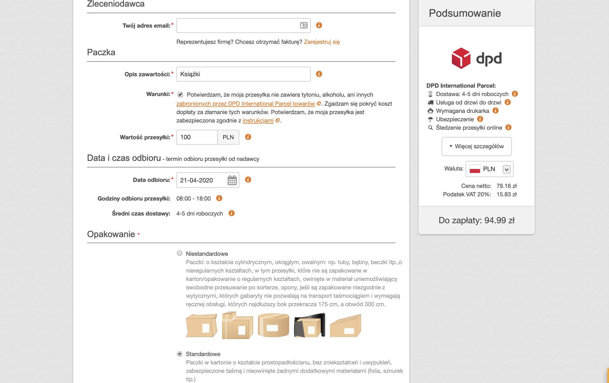 Paczki do Polski: tanie i szybkie paczki z Anglii do Polski