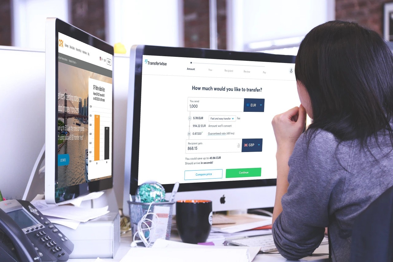 Money Transfer Services compared side by side